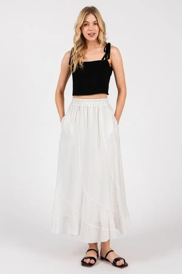 JUPE NYC Flow Midi Skirt