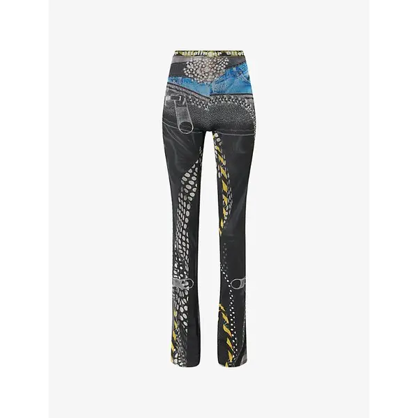 Ottolinger Polka-dot Flared Leggings