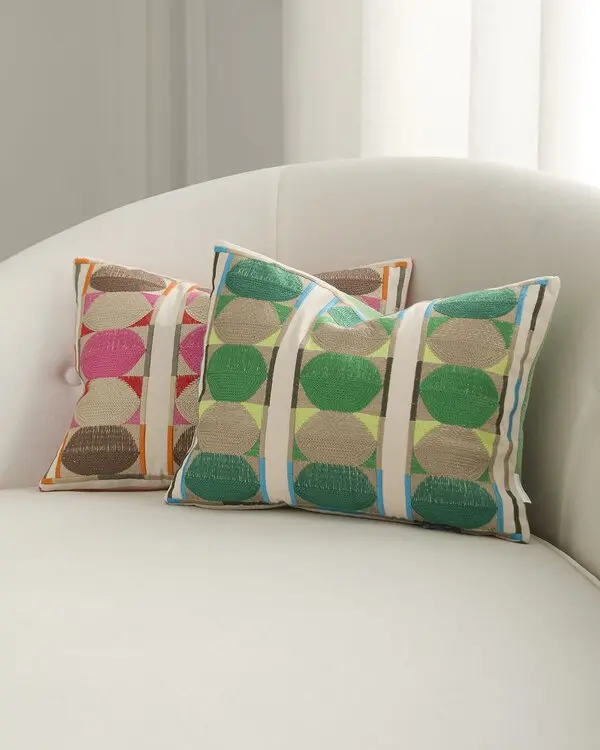 DESIGNERS GUILD Kushime Decorative Pillow, 12" X 16