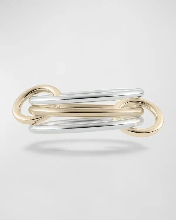 SPINELLI KILCOLLIN Solarium 18k Yellow Gold And Sterling Silver Ring - Noclr