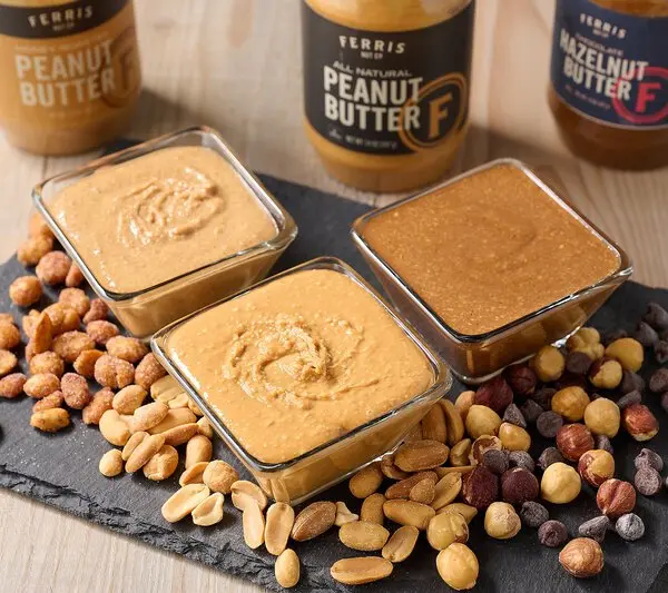 FERRIS COFFEE & NUT COMPANY Ferris Nut Co. 14 Oz. Variety Nut Butter Jars