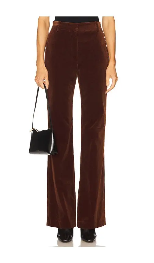 NILI LOTAN Corette Pant - Burnt Sienna