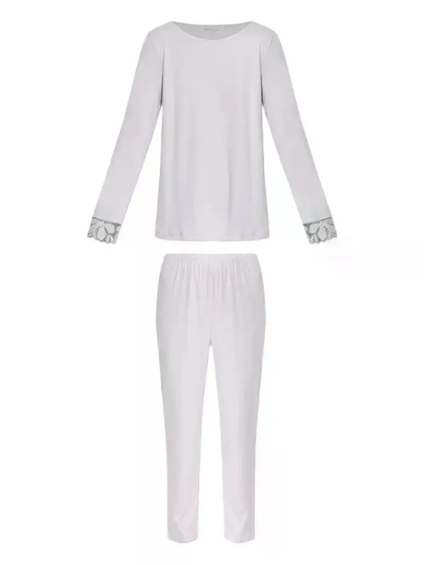 Hanro Lace-trimmed Pajama Set