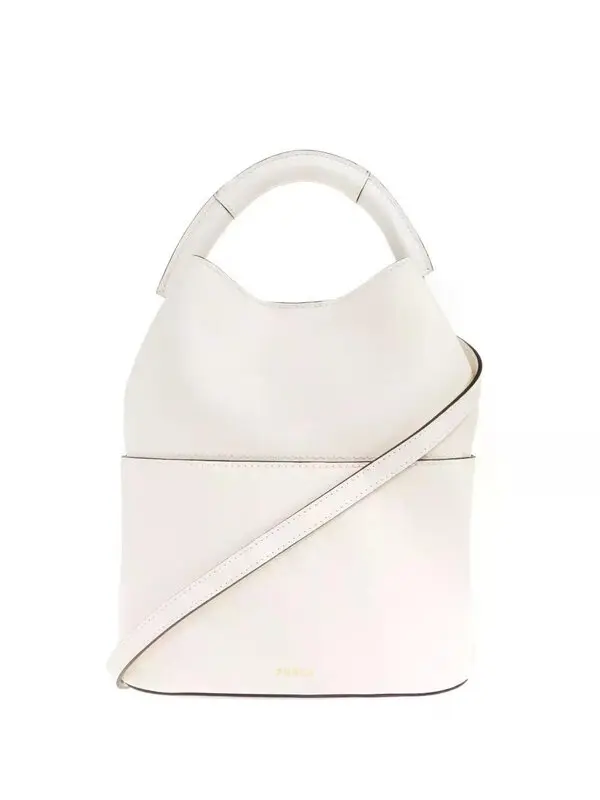 Furla Sfera Leather Bucket Bag - Neutrals