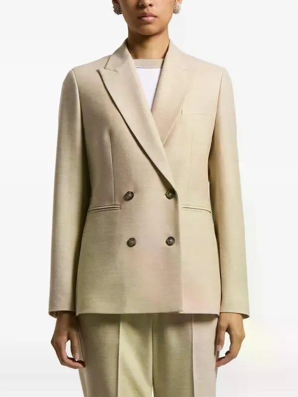 Peserico Double-breasted Wool Blazer