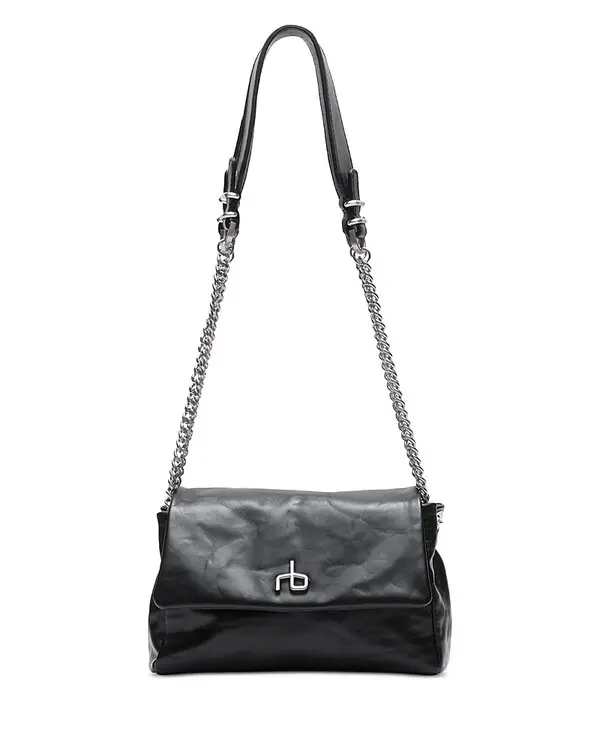 Rag & Bone Chelsea Small Flap Shoulder Bag - Black