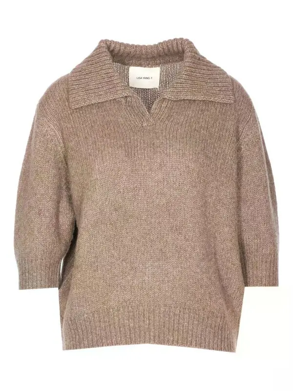 LISA YANG Lailai V-neck Collar Sweater