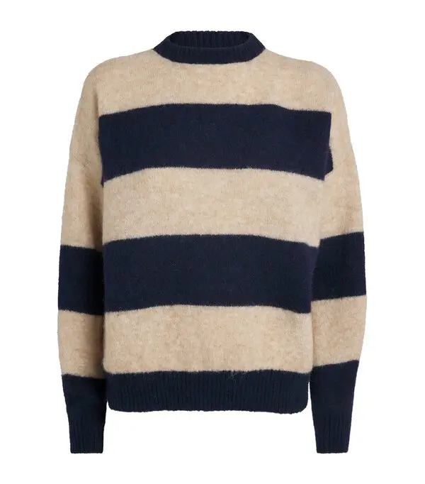 Max Mara Stripe Crew-neck Sweater