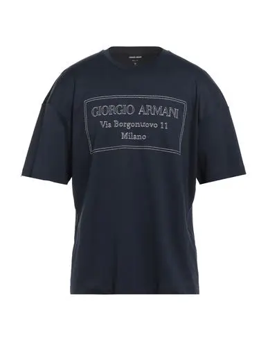 Giorgio Armani T-shirt Camel Size Cotton - Blue