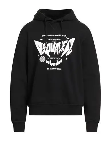 Dsquared2 Cotton Fleece Sweatshirt - Black