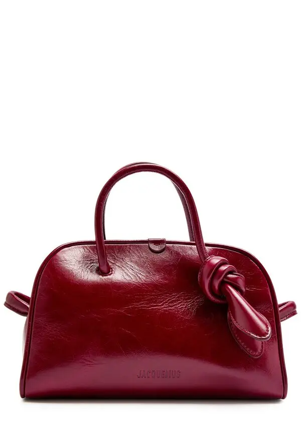 Jacquemus Le Petit Turismo Top Handle Bag - Burgundy