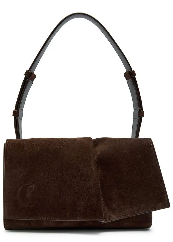 CHRISTIAN LOUBOUTIN Baggy Suede Shoulder Bag