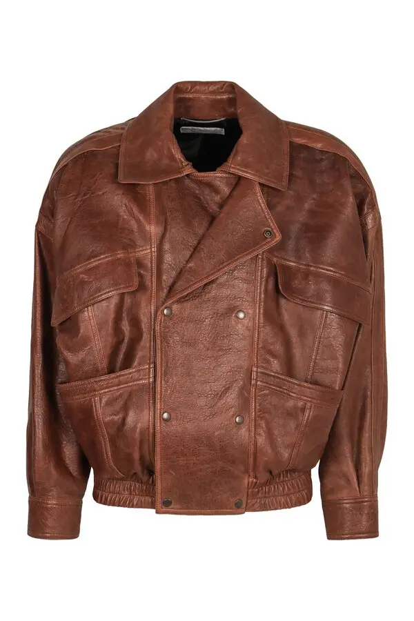 Saint Laurent Lambskin Bomber Jacket