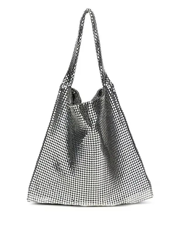 Rabanne Pixel Tote Bag - Silver