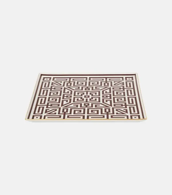 GINORI 1735 Labirinto Porcelain Centerpiece - Brown