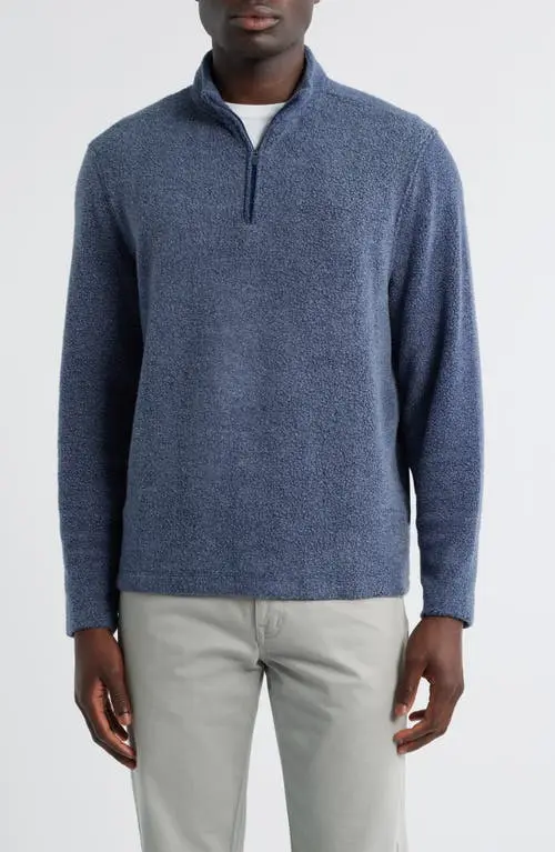 Johnnie-o Fleece Half Zip Pullover - Navy