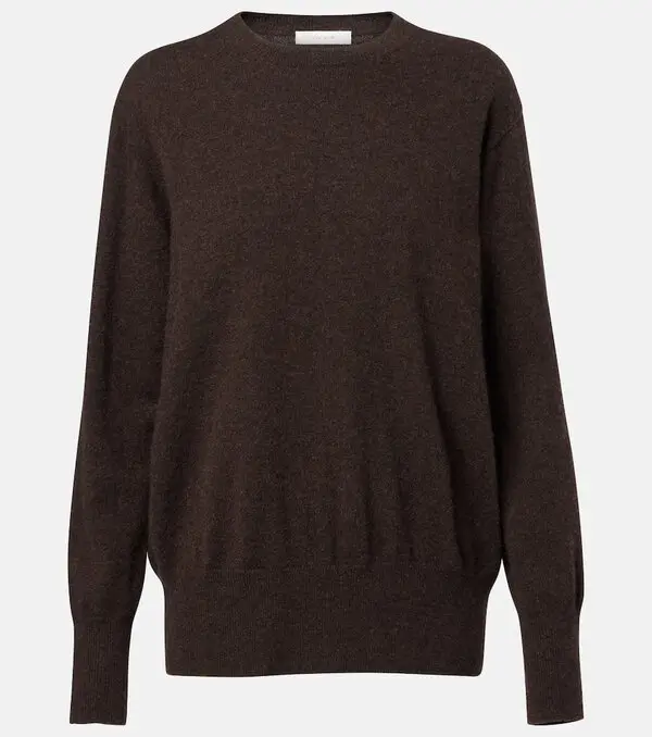 THE ROW Leilani Cashmere Sweater - Brown