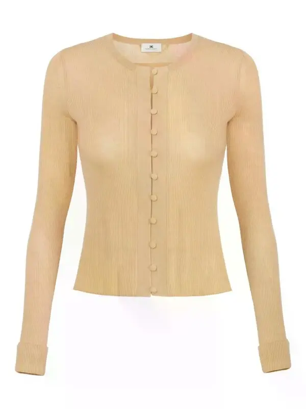 Elisabetta Franchi Ribbed Knit Cardigan
