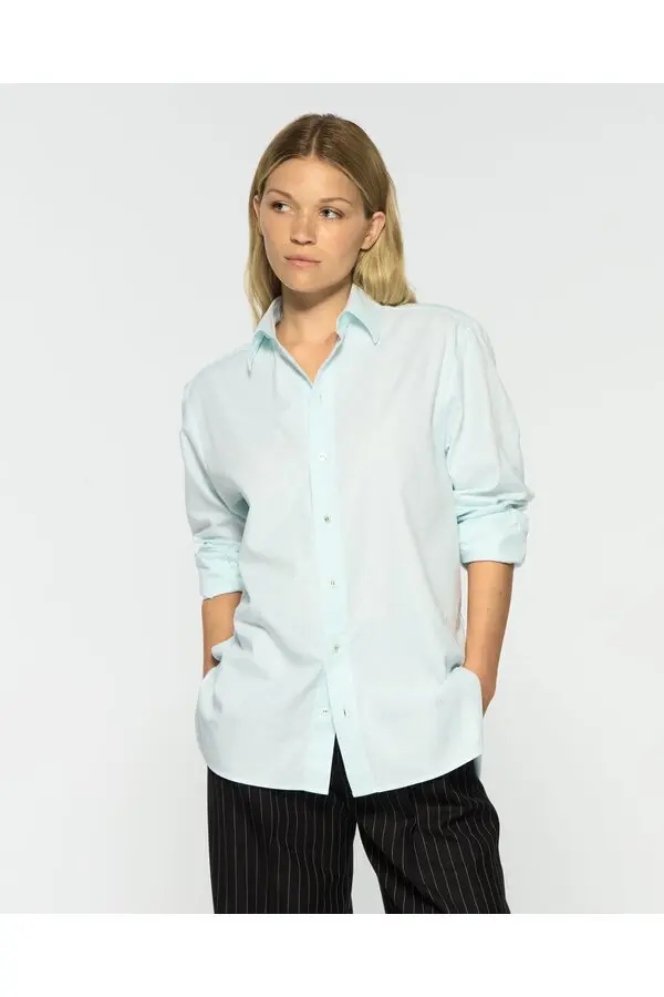 Serena Bute Oversized Shirt - Teal
