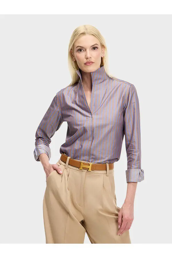 SARAH ALEXANDRA Signature Big Sur Shirt - Stripe