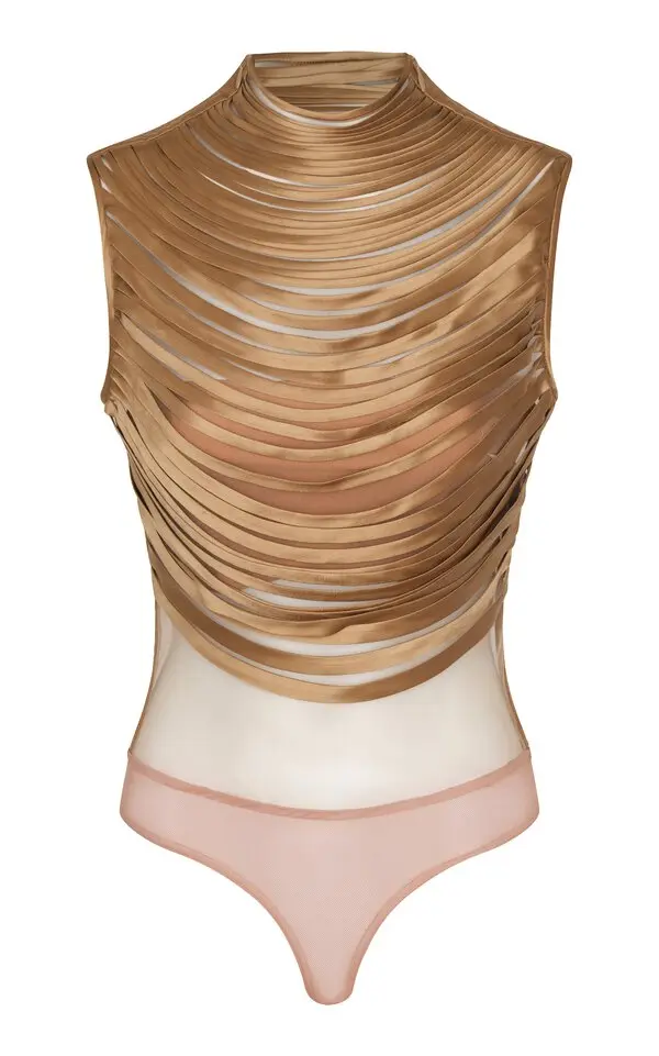 ANDRES OTALORA Pulsos Silk Bodysuit