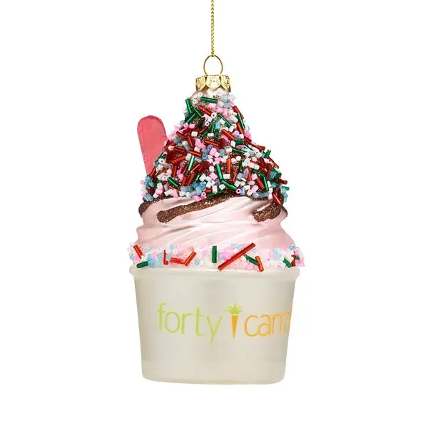 Bloomingdale'S Glass Forty Carrots Ornament Exclusive
