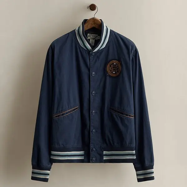 Ralph Lauren Cotton-blend Baseball Jacket