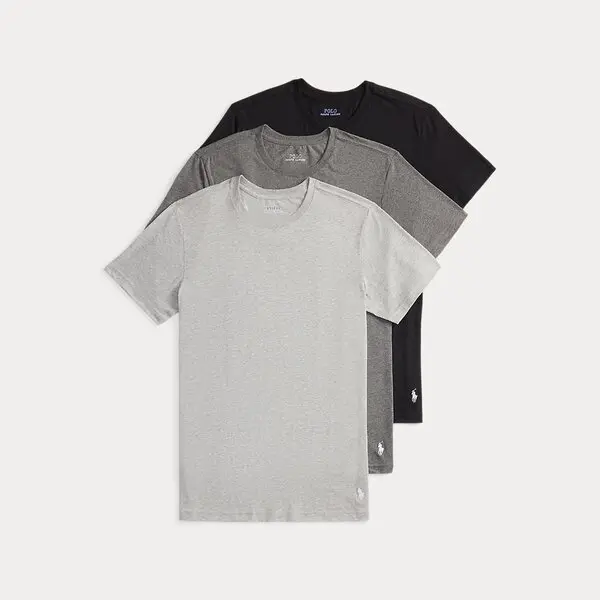 Ralph Lauren Slim Fit Stretch Crew Undershirt 3-pack