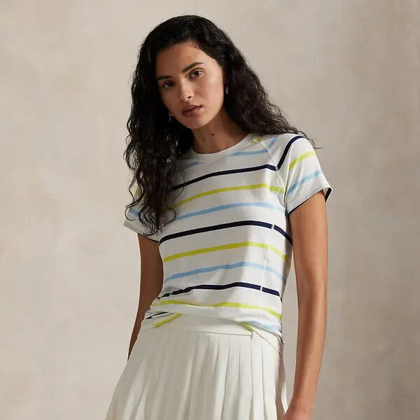 Ralph Lauren Striped Performance Jersey Tee
