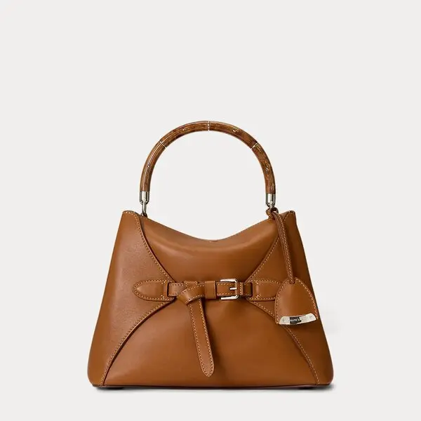 Ralph Lauren The Calfskin Top Handle - Rl Gold