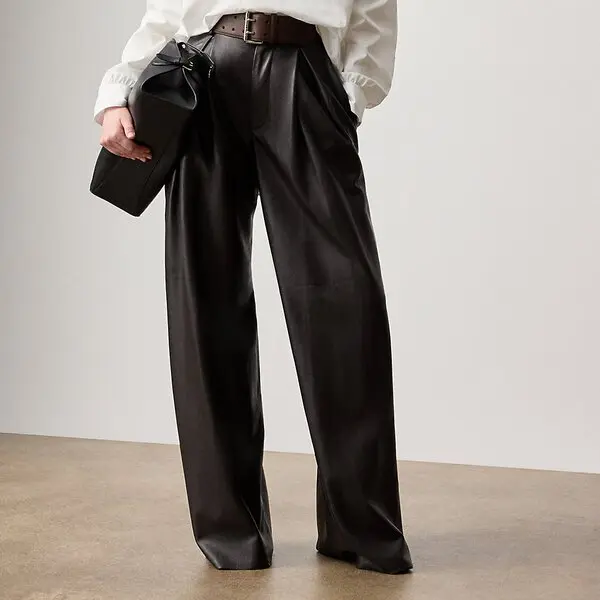 Ralph Lauren Kelsie Lambskin Pant
