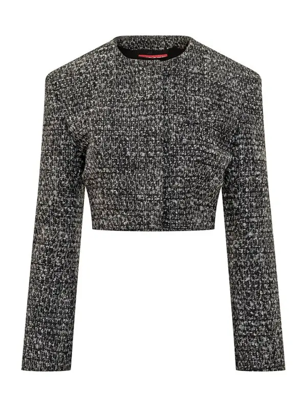 Diesel Cropped Tweed Jacket