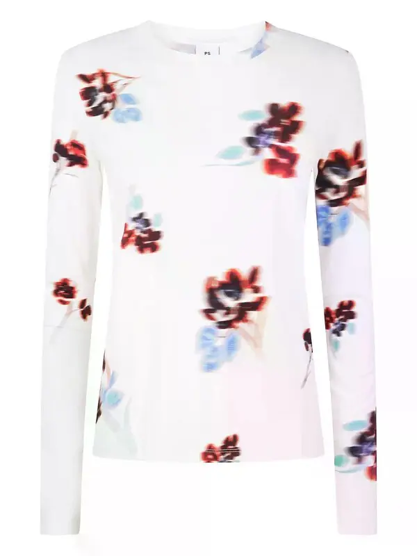 Paul Smith Floral-print Long-sleeve Top