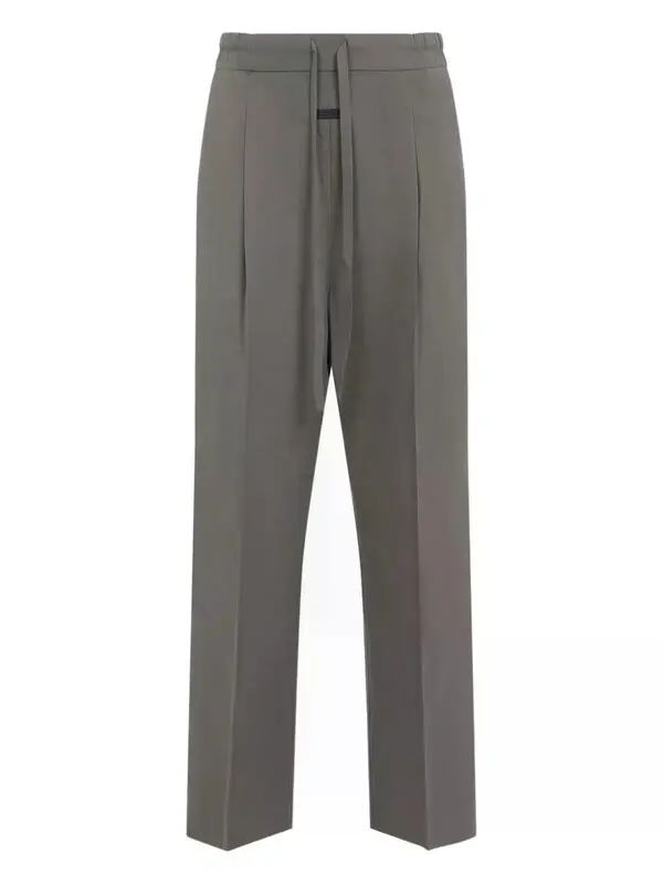 Fear Of God Pleated Drawstring Trousers - Grey