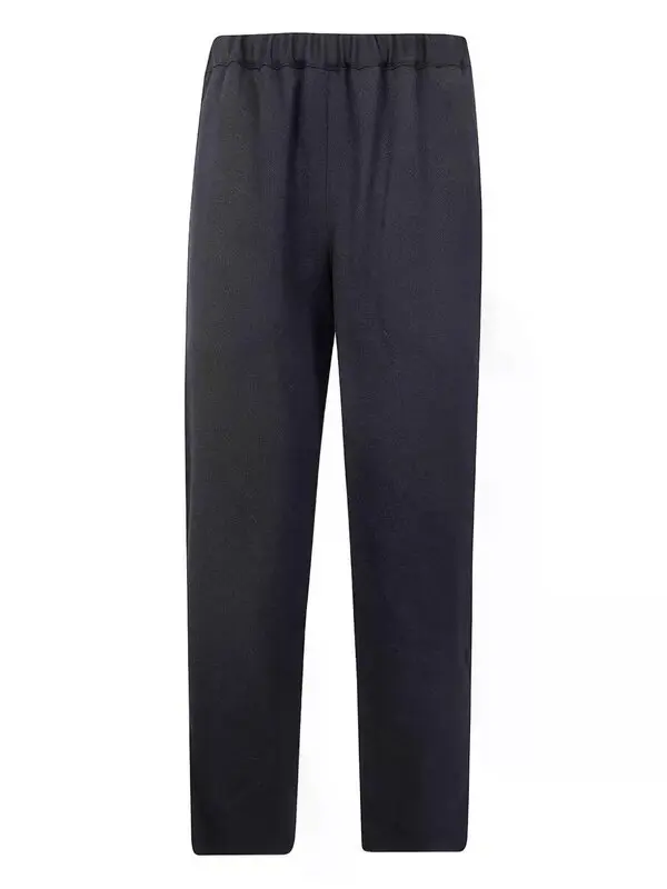 Comme Des Garçons Elastic-waist Wool Trousers