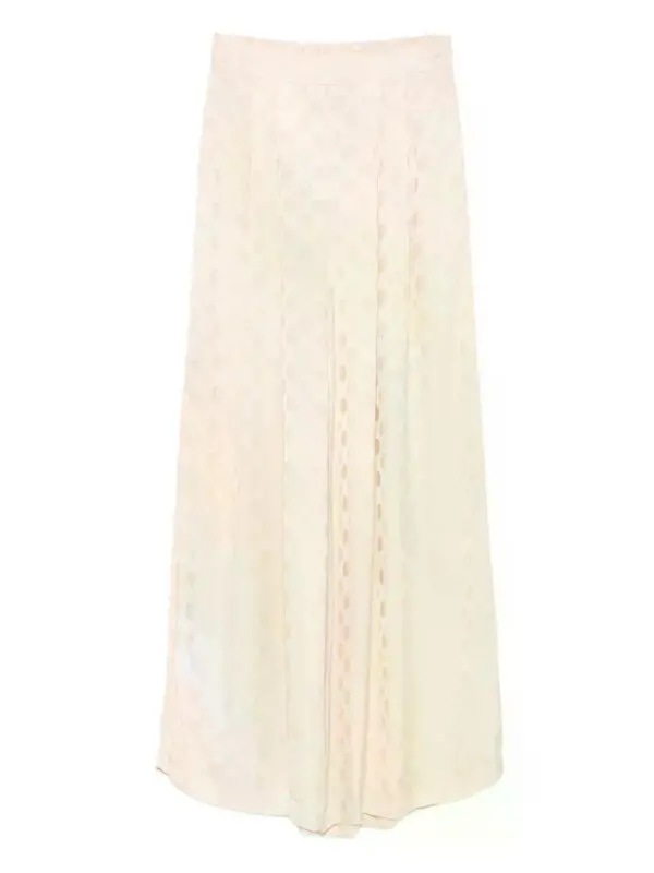 Dixie Pleated Polka-dot Trousers