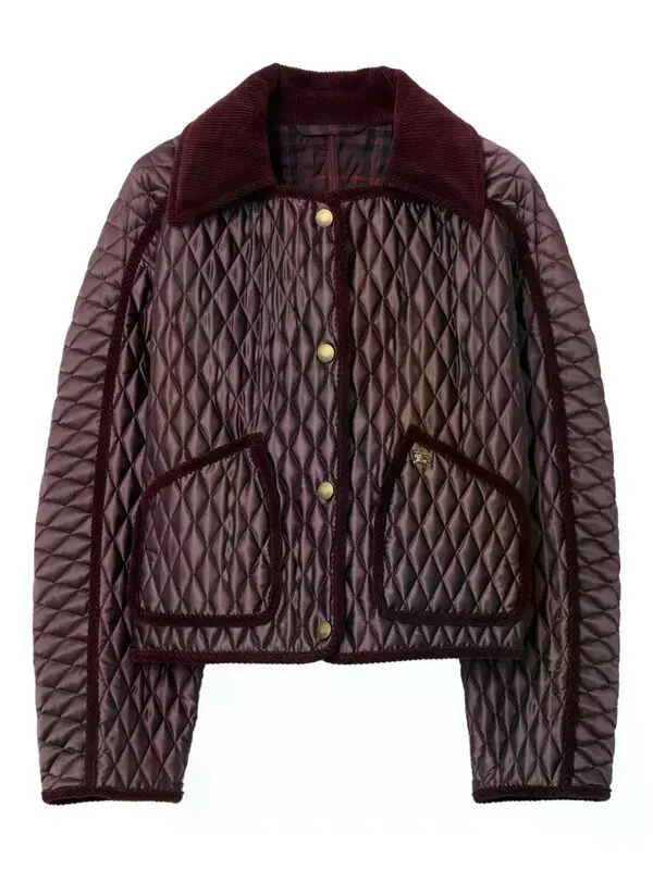 Burberry Quilted Puffer Jacket - Red