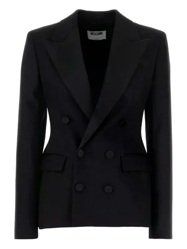 Moschino Double-breasted Wool Blazer