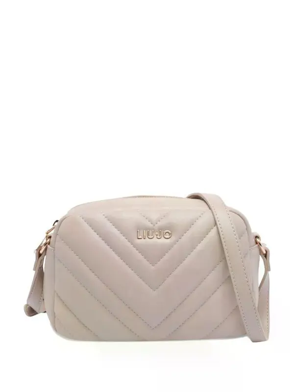Liu Jo Quilted Shoulder Bag With Logo Plaque