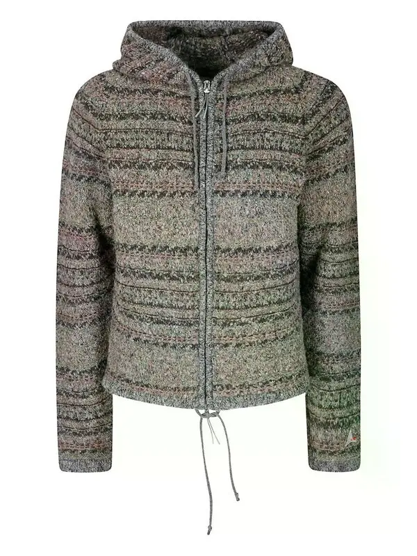 ROA Stripped Zip-up Hoodie