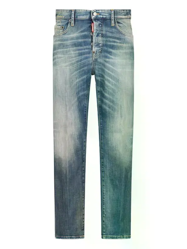 Dsquared2 Faded-wash Distressed Jeans
