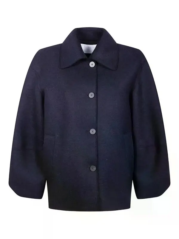 Harris Wharf London Button-fastening Wool Jacket - Blue