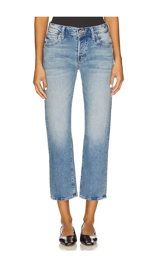 MOTHER Lil' Petite Mid Rise Hiker Hover Jeans