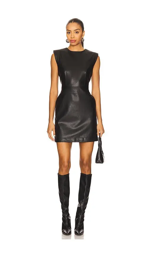 Steve Madden Belen Faux Leather Dress
