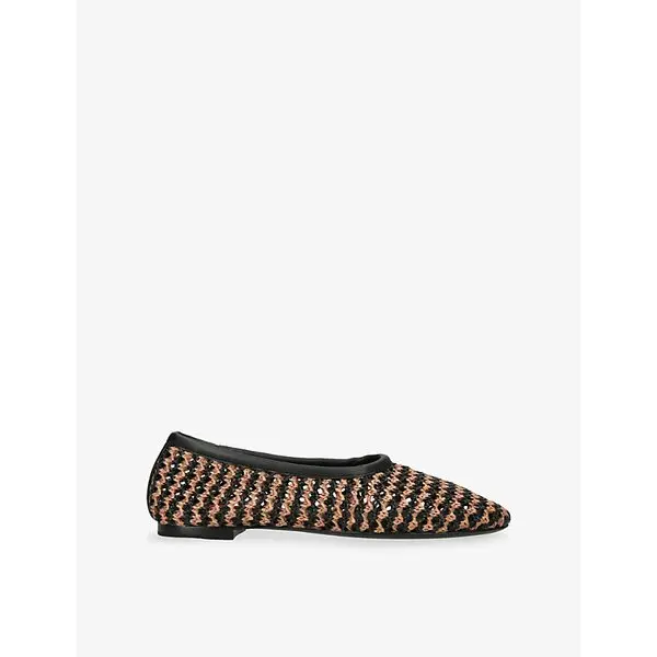 SIMONMILLER Riad Woven Ballet Flats