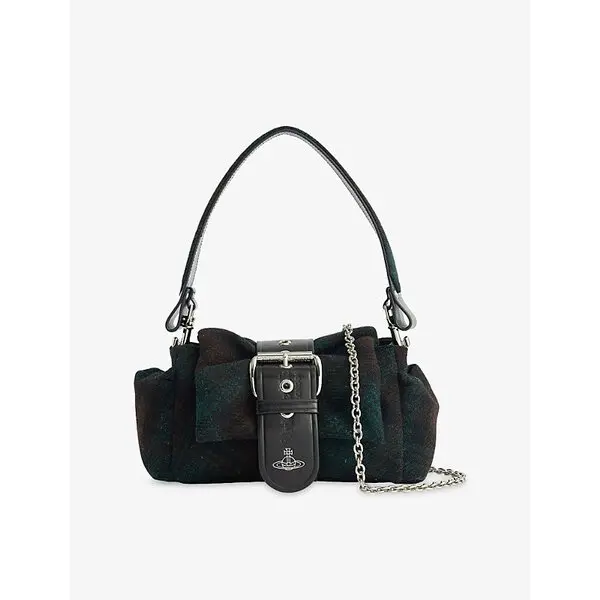 VIVIENNE WESTWOOD Hazel Treasure Wool Top Handle Bag