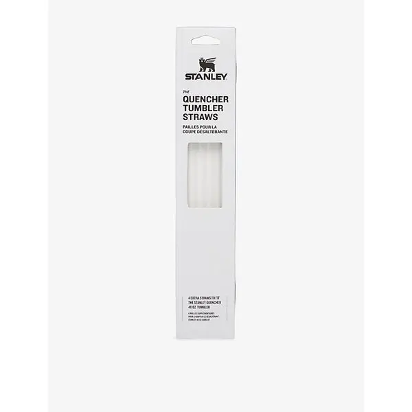 STANLEY Quencher® H2.0 Flowstate™ Plastic Tumbler Straws Pack Of Four - Clear