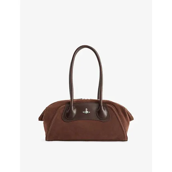 VIVIENNE WESTWOOD Shirley Small Suede Holdall