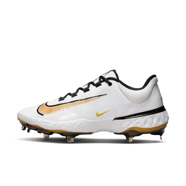 Nike Alpha Huarache Elite 4 Low Baseball Cleats - White
