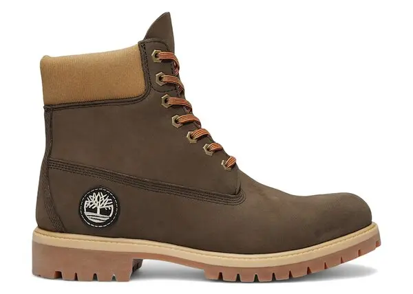 Timberland 6" Premium Waterproof Boots - Dark Brown/olive